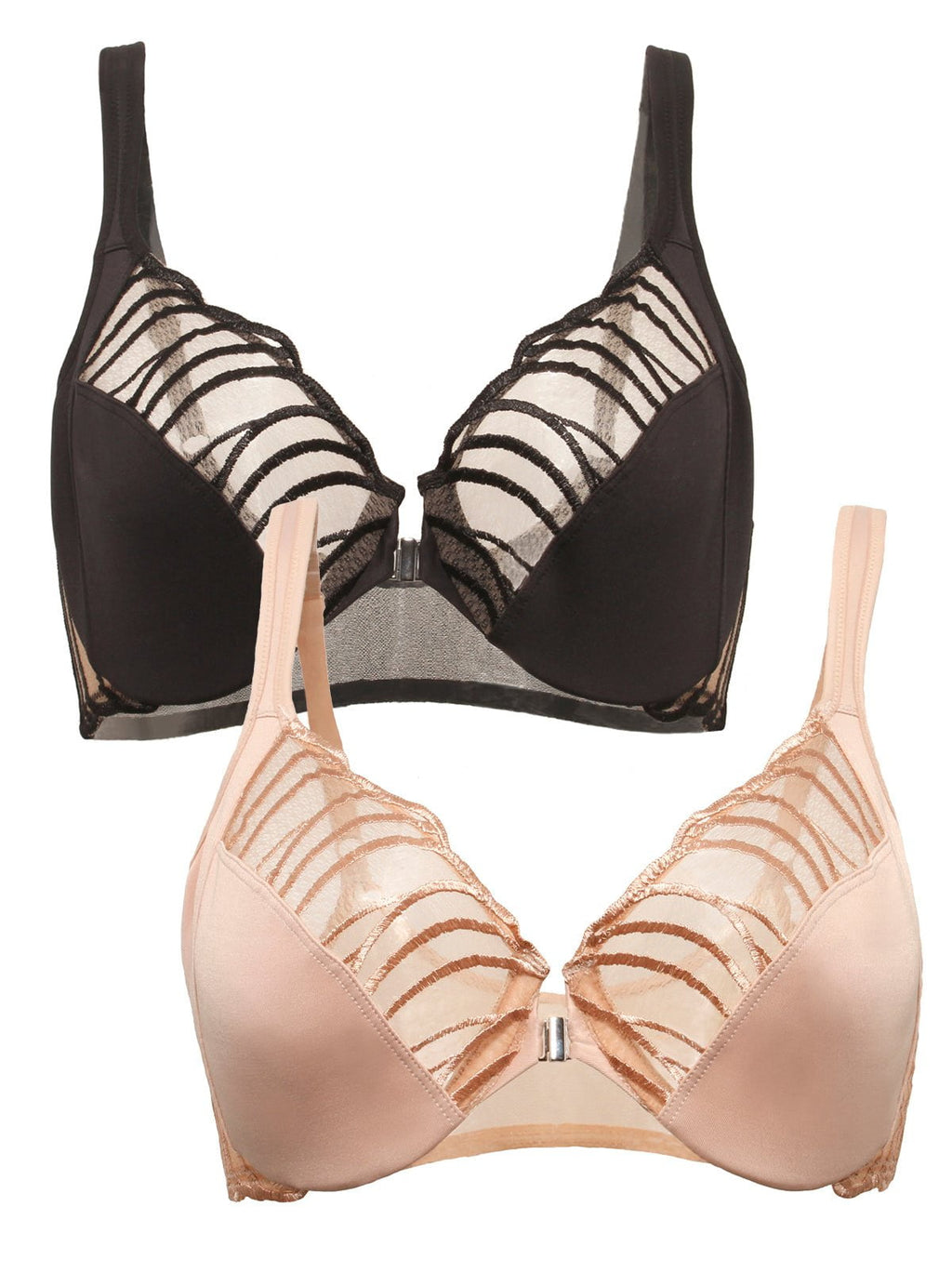 Angie Front Close Minimizer Bra | 2-Pack – Felina